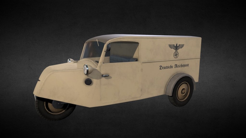 Borgward Goliath F400 - 3D model by deangreasley [e761d10] - Sketchfab