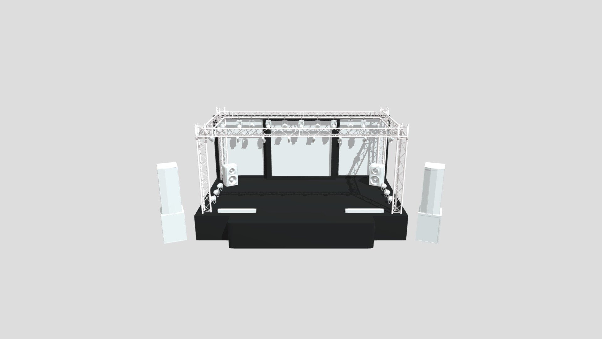 Concert Stage - 3D model by wfeleven [e76209e] - Sketchfab