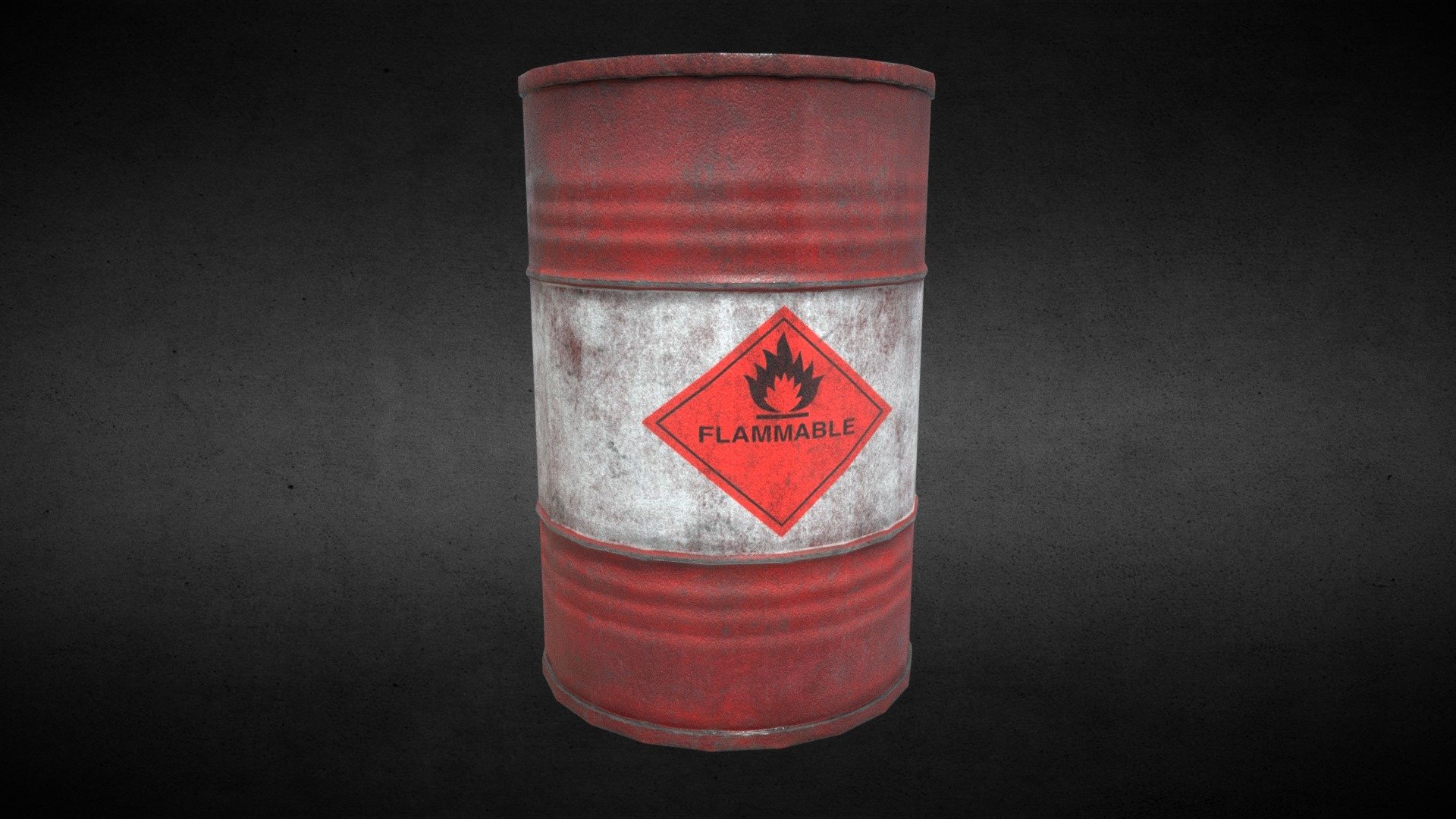 Flamable Barrel Download Free 3d Model By Spacii E762c2f Sketchfab