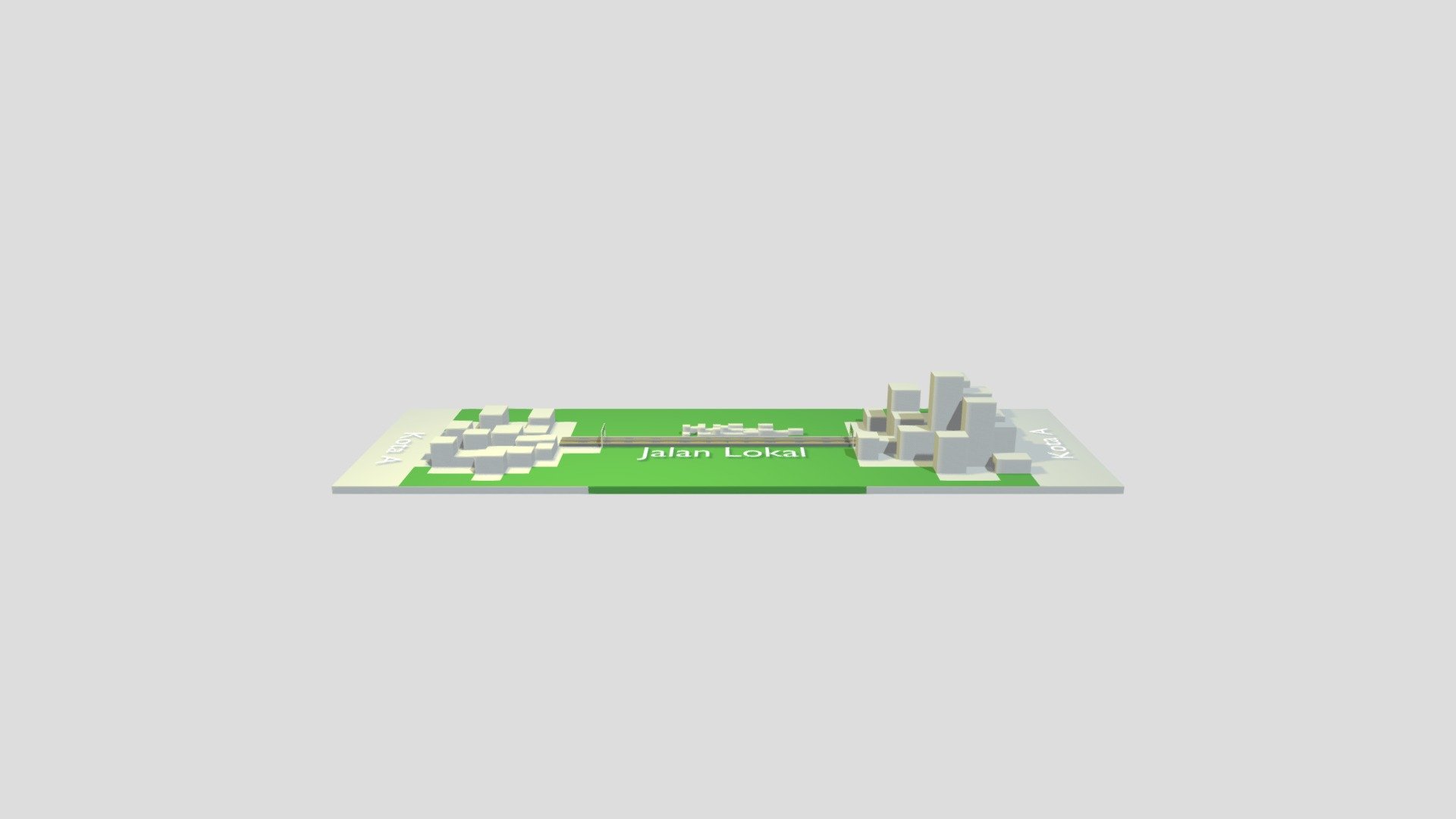 jalan kota - 3D model by martha (@ayakaaa111) [e763b79] - Sketchfab