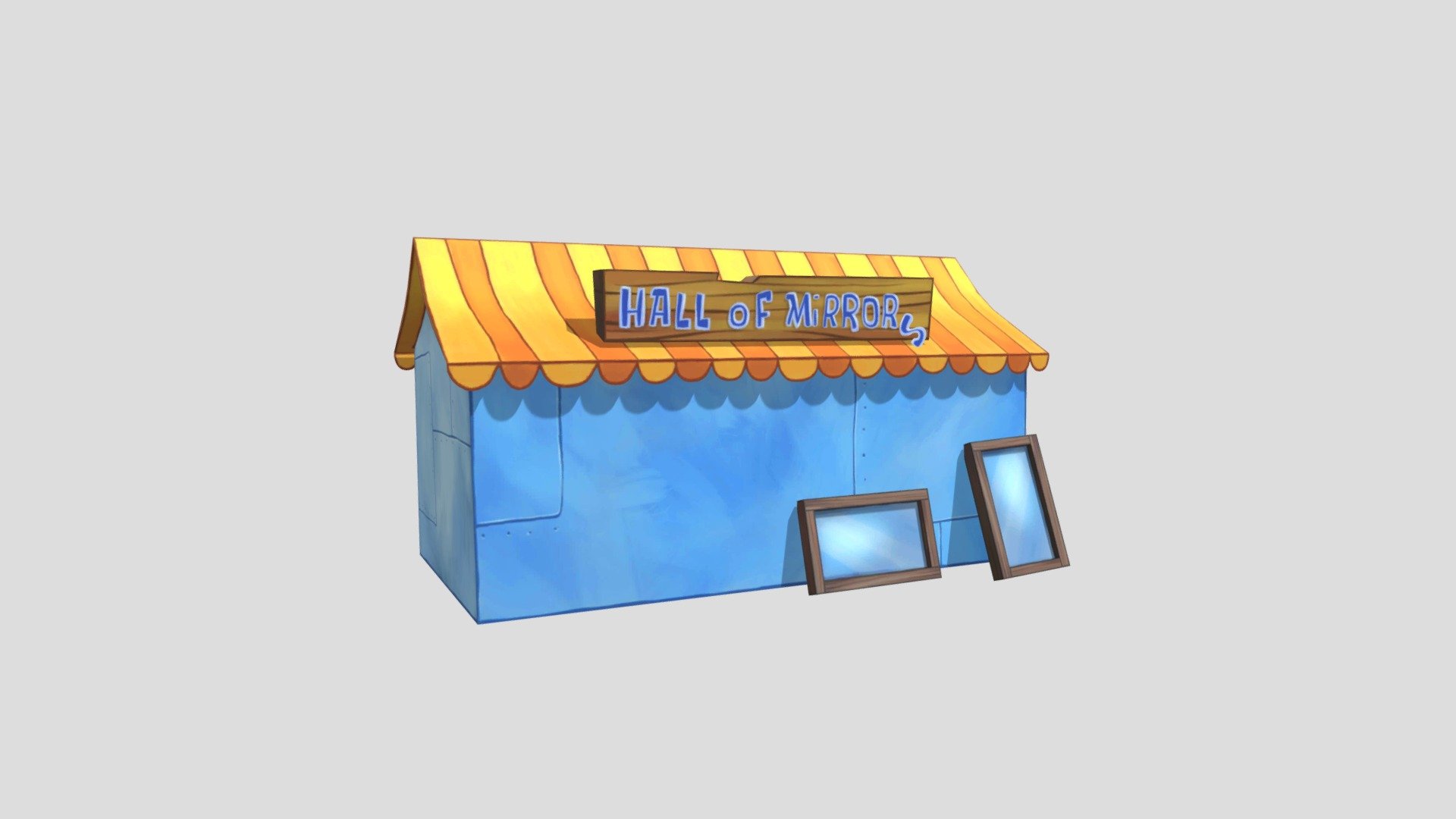 SpongeBob Patty Pursuit: Hall Of Mirrors - 3D model by ️‍🔥Bryan ️‍🔥 ...