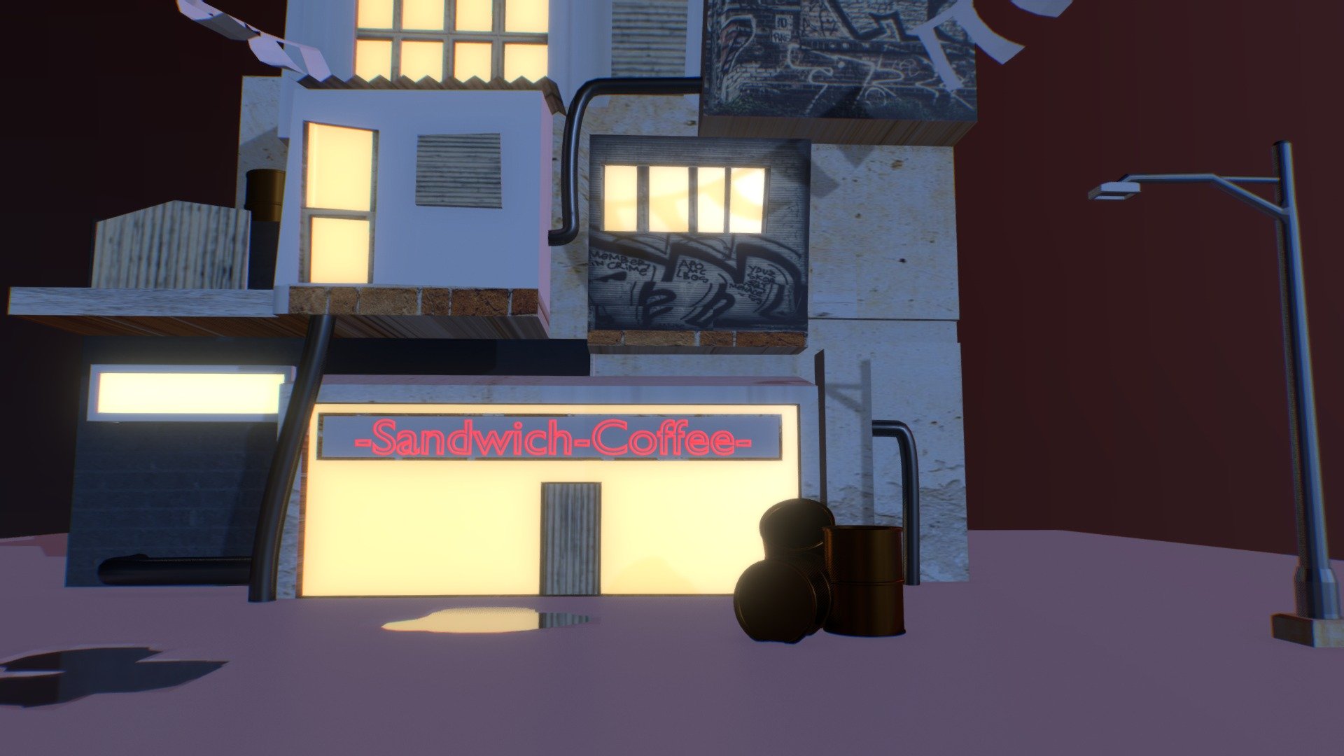 junk building - Download Free 3D model by eucalyp555 [e7656e1] - Sketchfab
