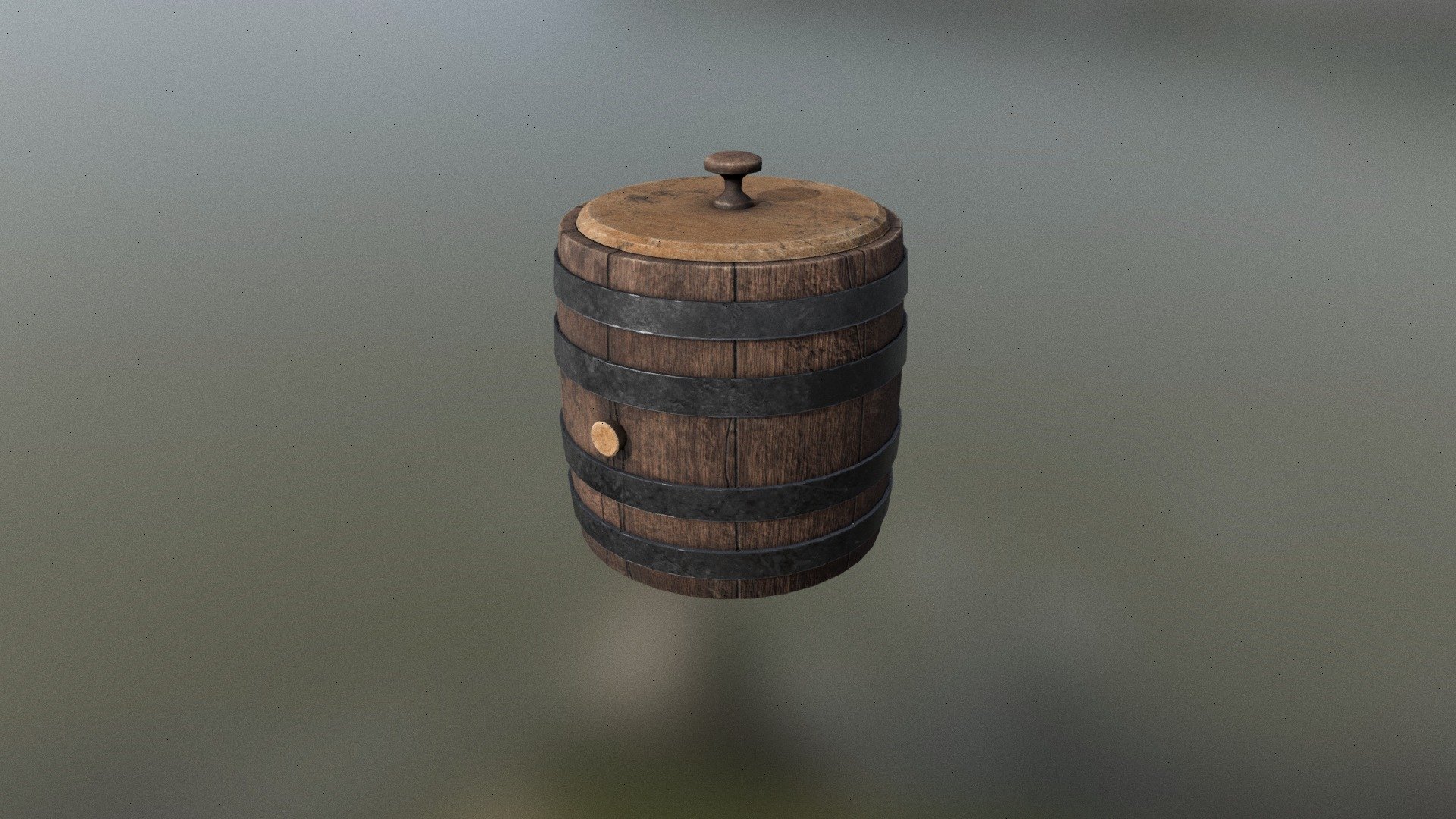 Medieval small barrel - Download Free 3D model by Viktor_ (@Viktor ...