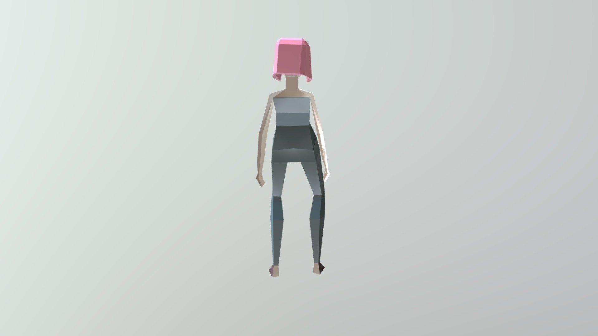 pink hair - 3D model by michelly (@fanta9876) [e76a41c] - Sketchfab