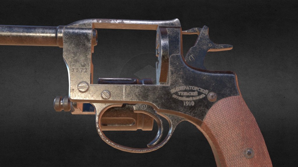 Nagan - 3D model by beldm [e76ac4d] - Sketchfab