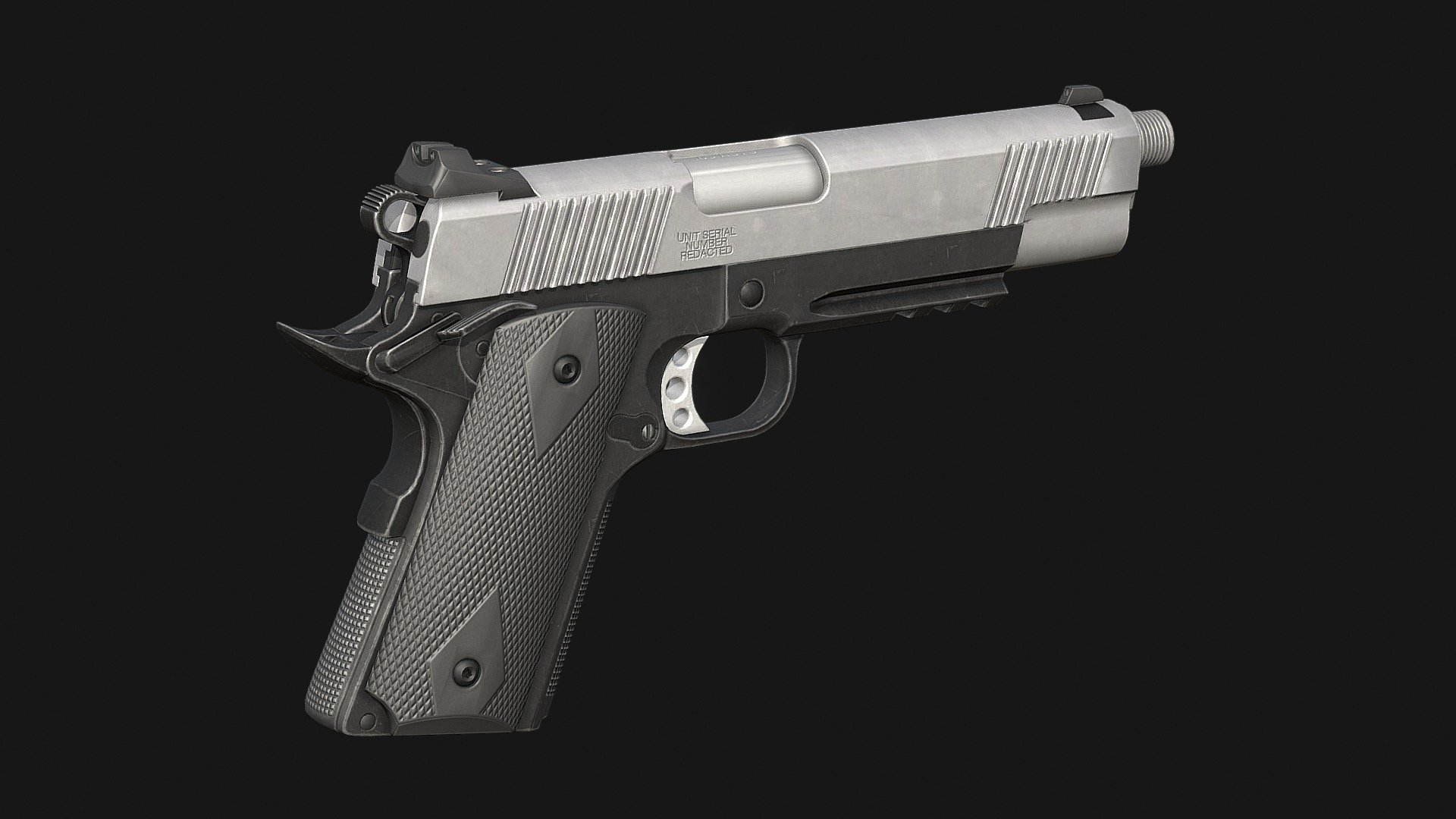 1911custom Mk 2 - 3D model by momsboxtv [e76c049] - Sketchfab