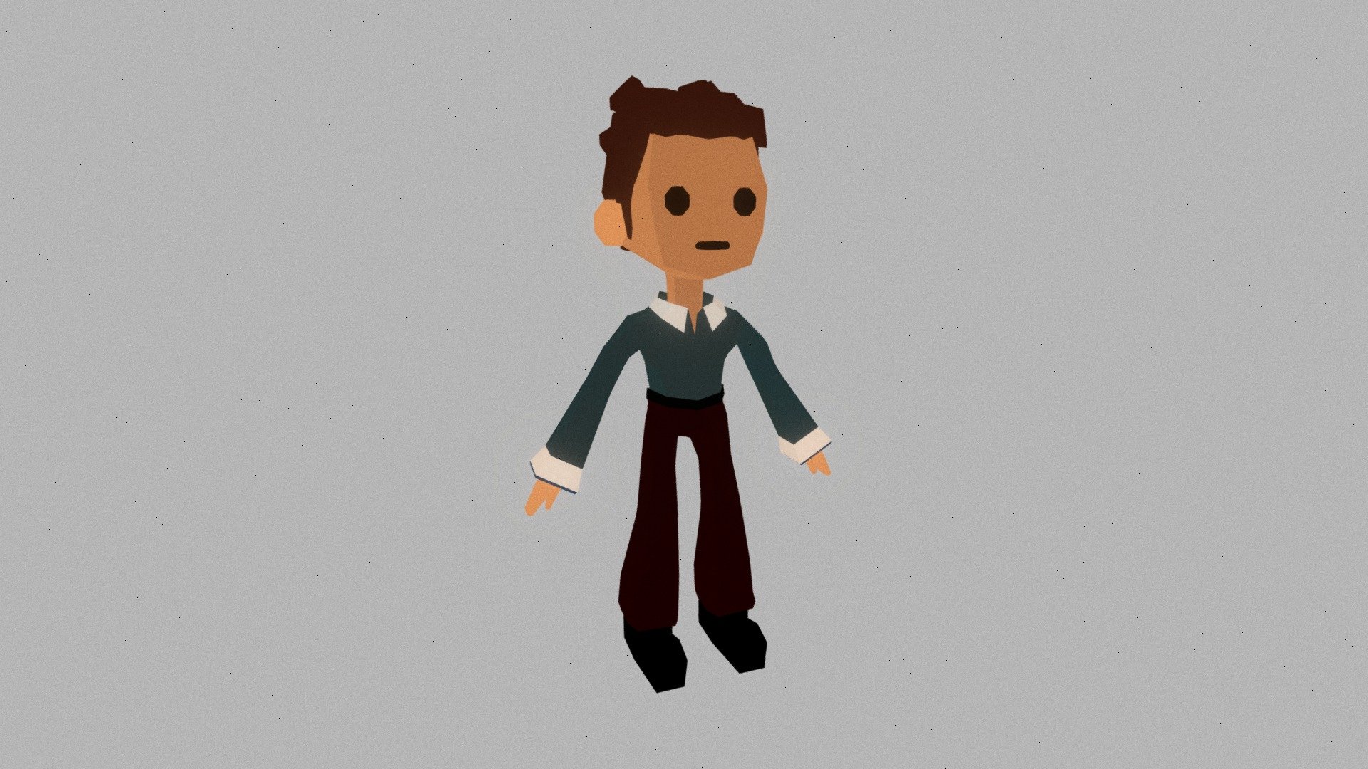 Boy Low Poly Character - 3D model by Artistic_side (@leorehman333) [e76ee46] - Sketchfab
