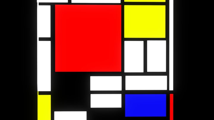 Mondrian 3D models - Sketchfab
