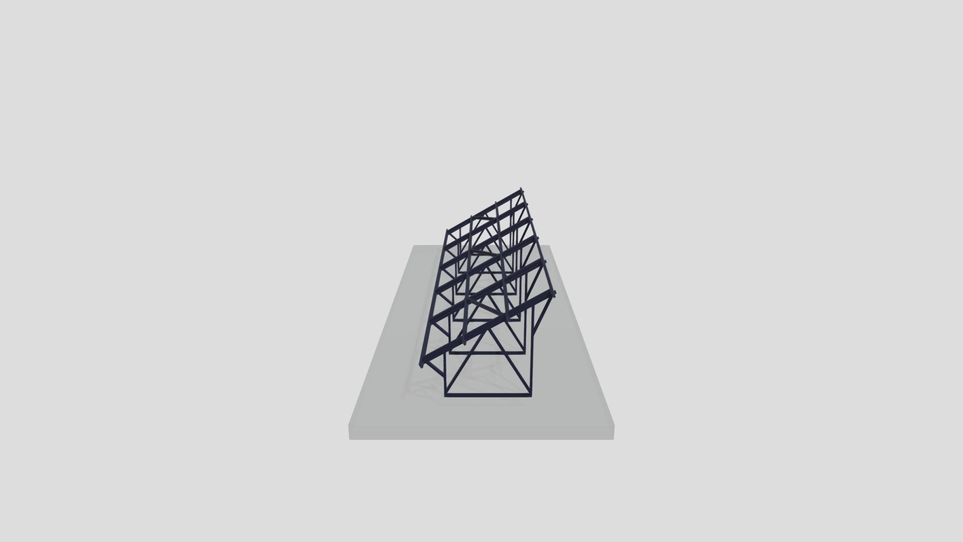 2x9 Ground Solar Rack - 3D model by nzLightsteel [e7702c0] - Sketchfab