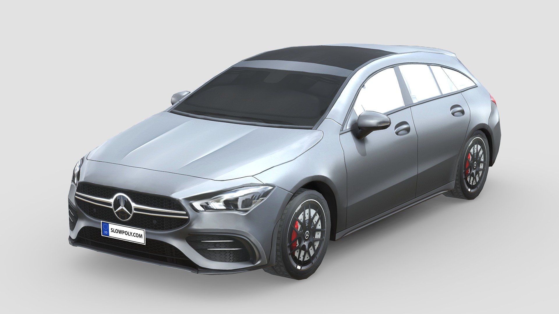 Mercedes-Benz AMG CLA 35 Shooting Brake - Buy Royalty Free 3D model by ...