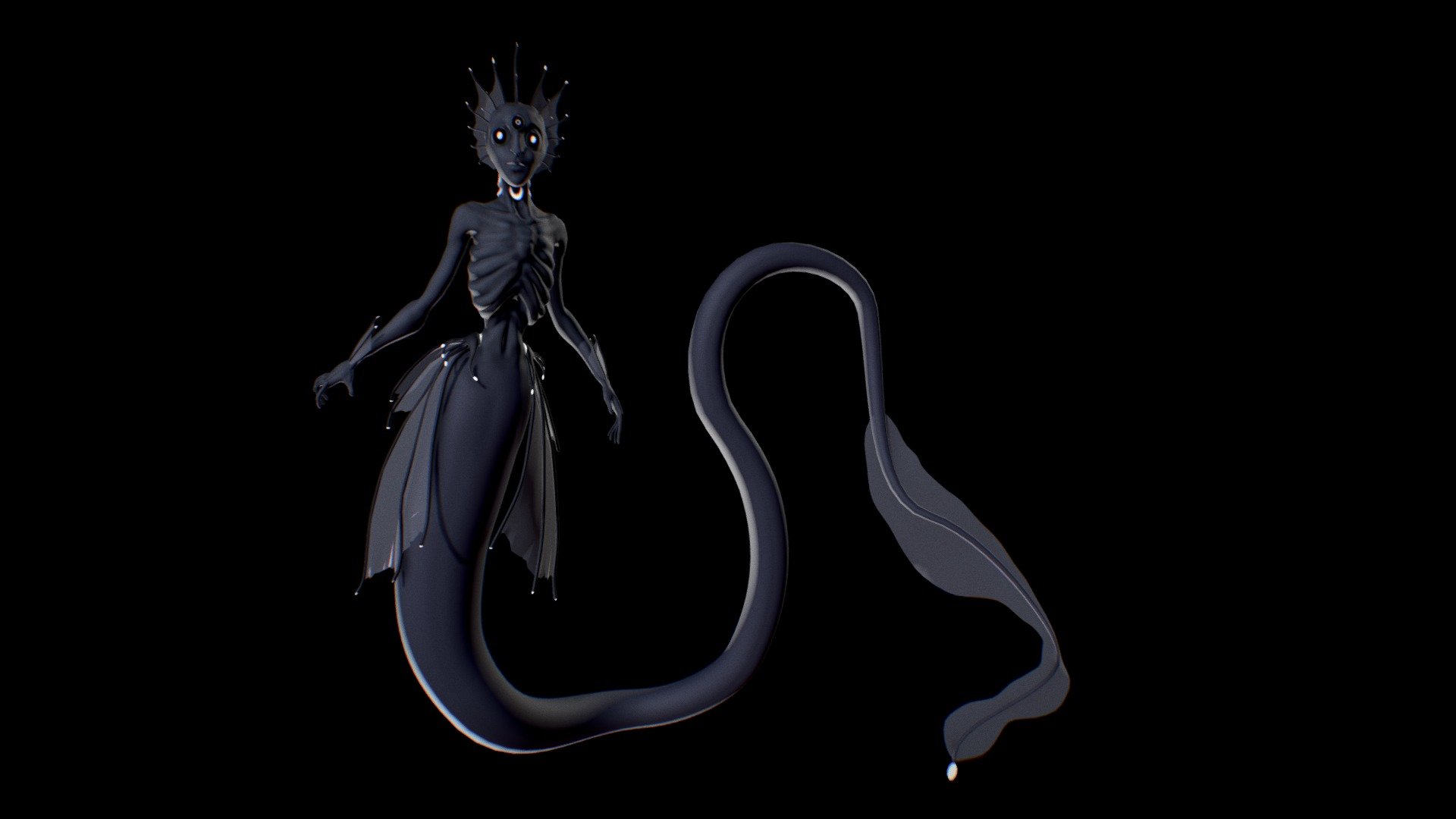 Mermaid - 3D model by problemsattic [e77194f] - Sketchfab