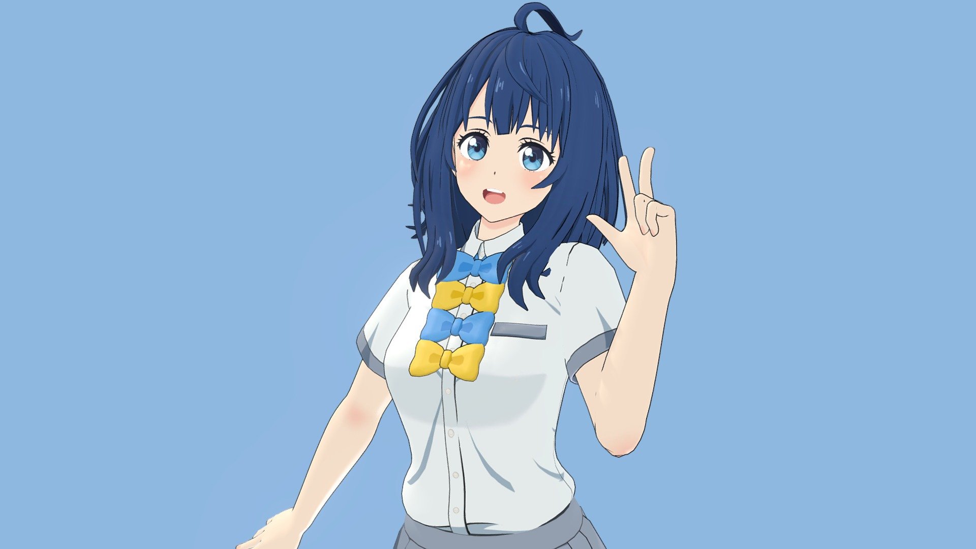 Yanami Anna (Too Many Losing Heroines!) - 3D model by tarako_ko ...