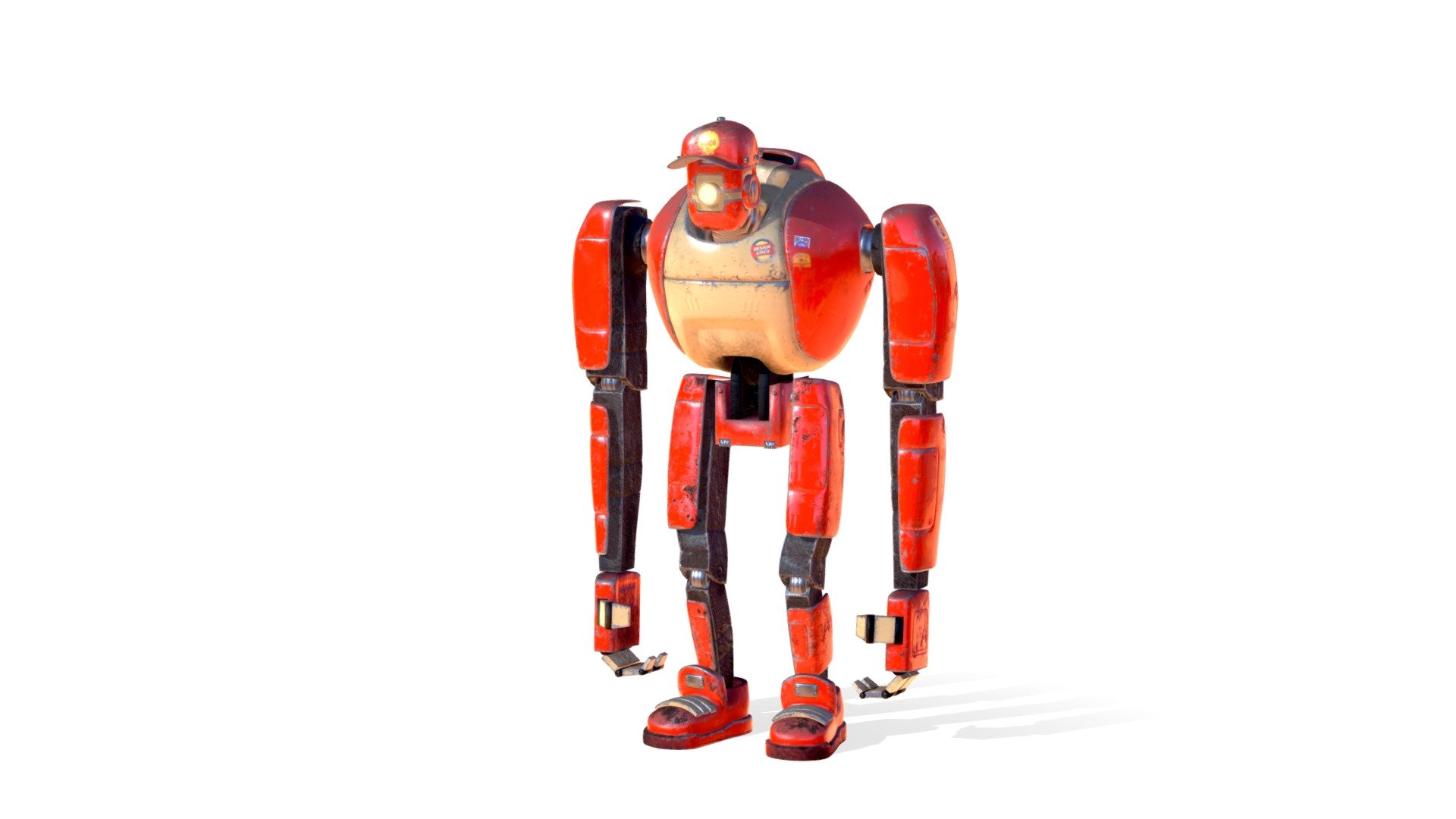 Gas Station Robot - 3D model by Francisco.Lucas [e774e78] - Sketchfab