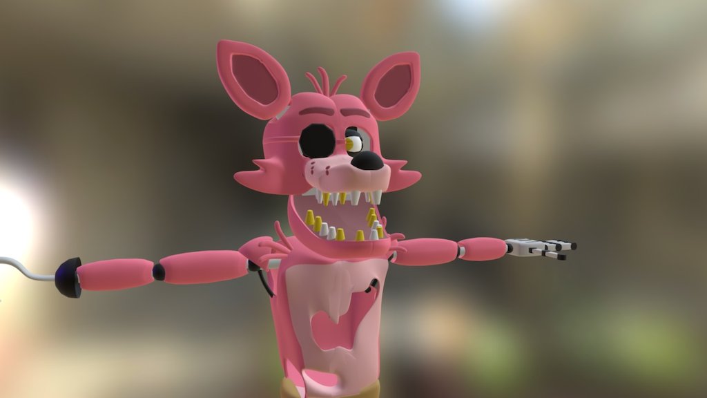 Foxy V3 - 3D model by MrLordSith [e775da1] - Sketchfab