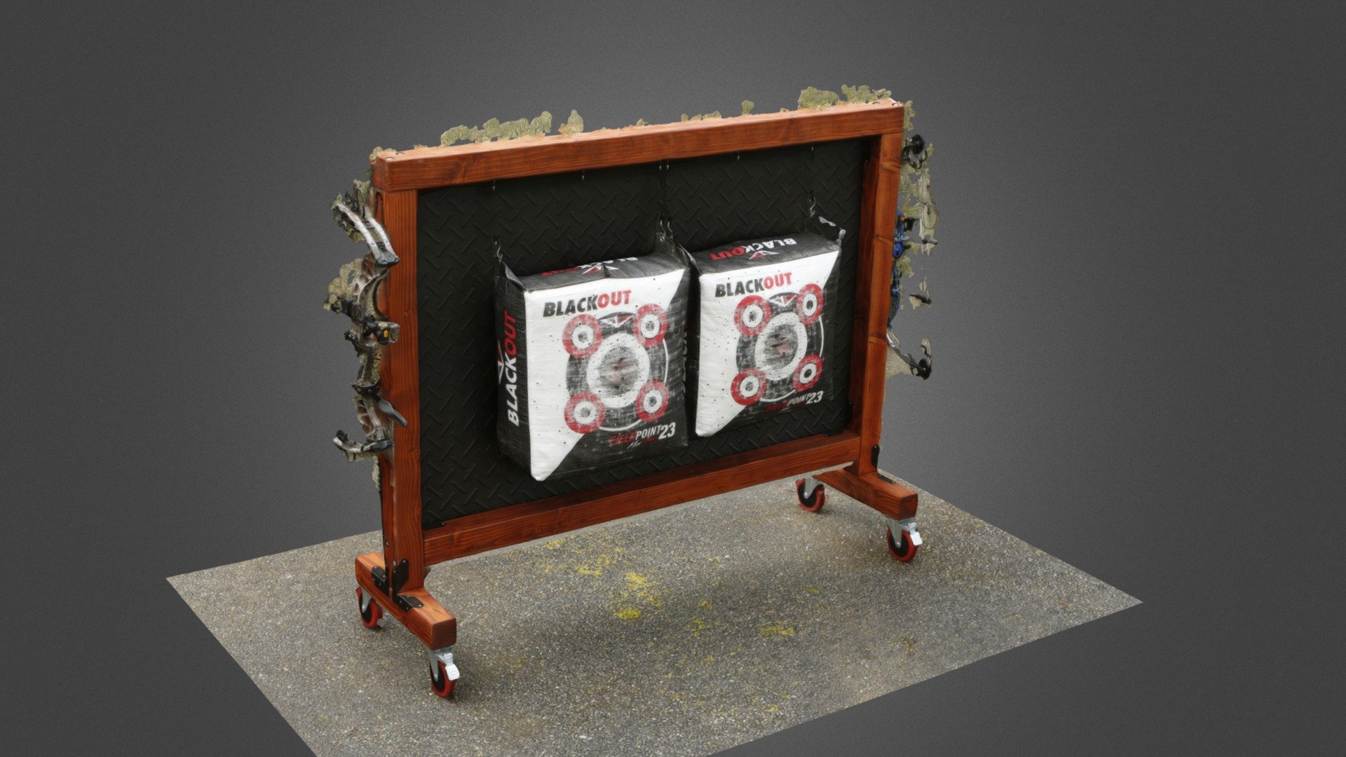 First Attempt at Photogrammetry Archery Backstop - Download Free 3D ...