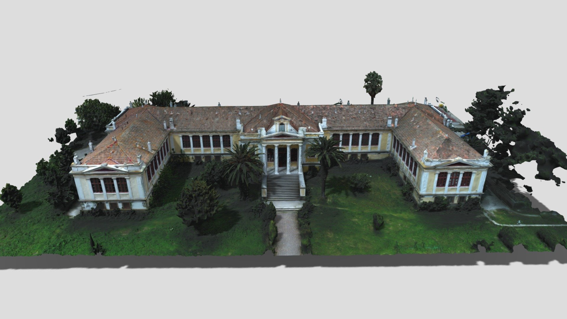 Old School Building - 3D model by stergioD [e776ec8] - Sketchfab
