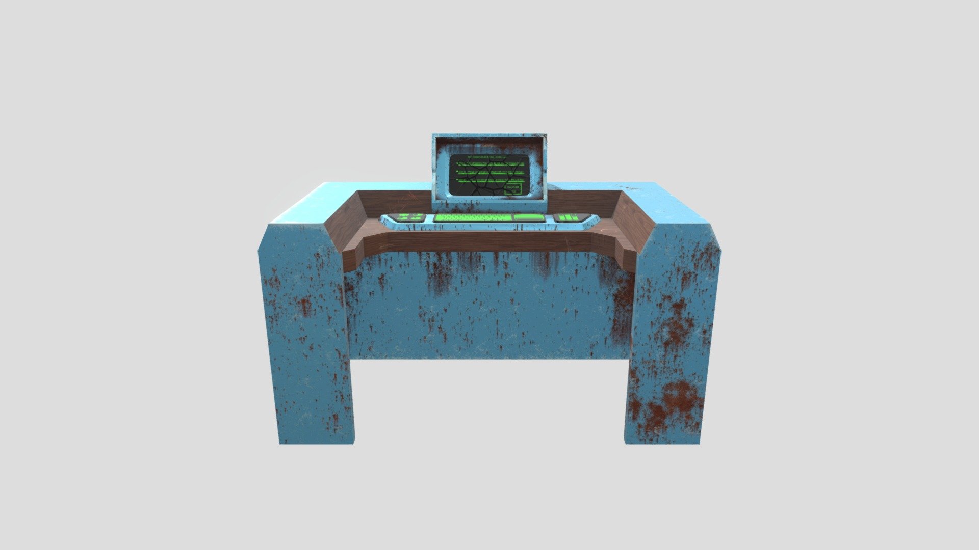 Bunker Computer - 3D model by BountifulGames [e7779e9] - Sketchfab