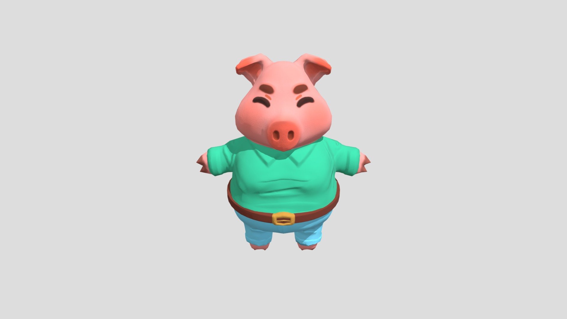 NPC Pig Male - Download Free 3D model by lyningsknallis [e777d36 ...