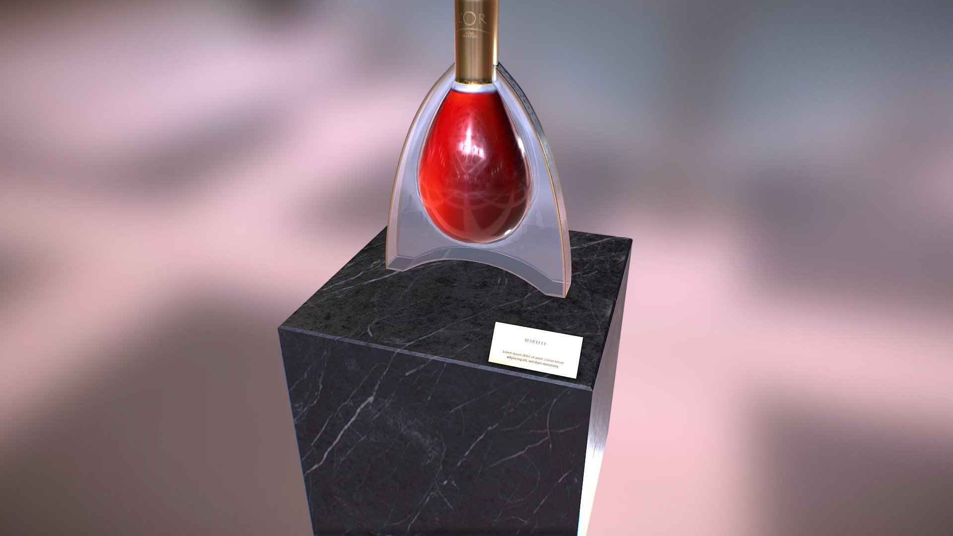 L'Or de Jean Martell - 3D model by Think & Work (@Thinkandwork.es ...