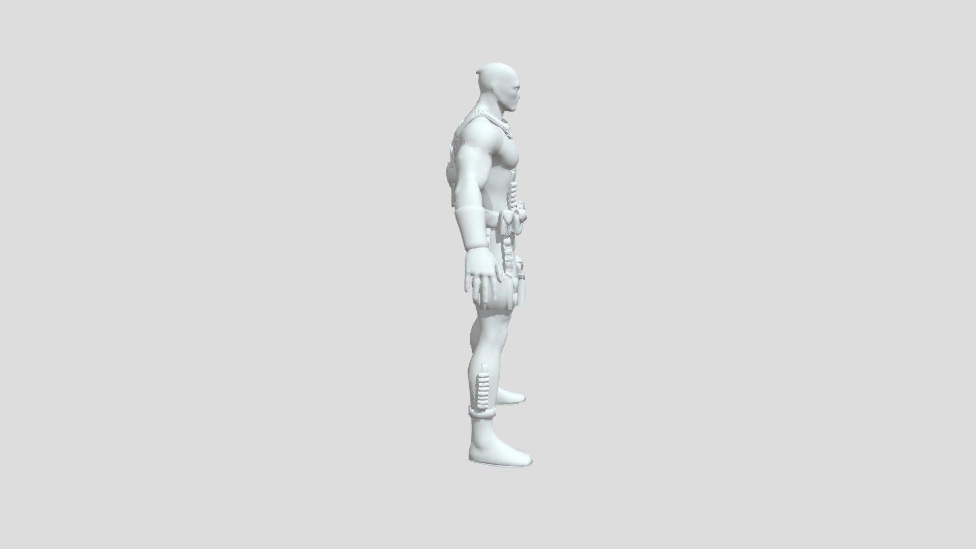 Deadpool Fully Rigged With facial rig - Download Free 3D model by ...