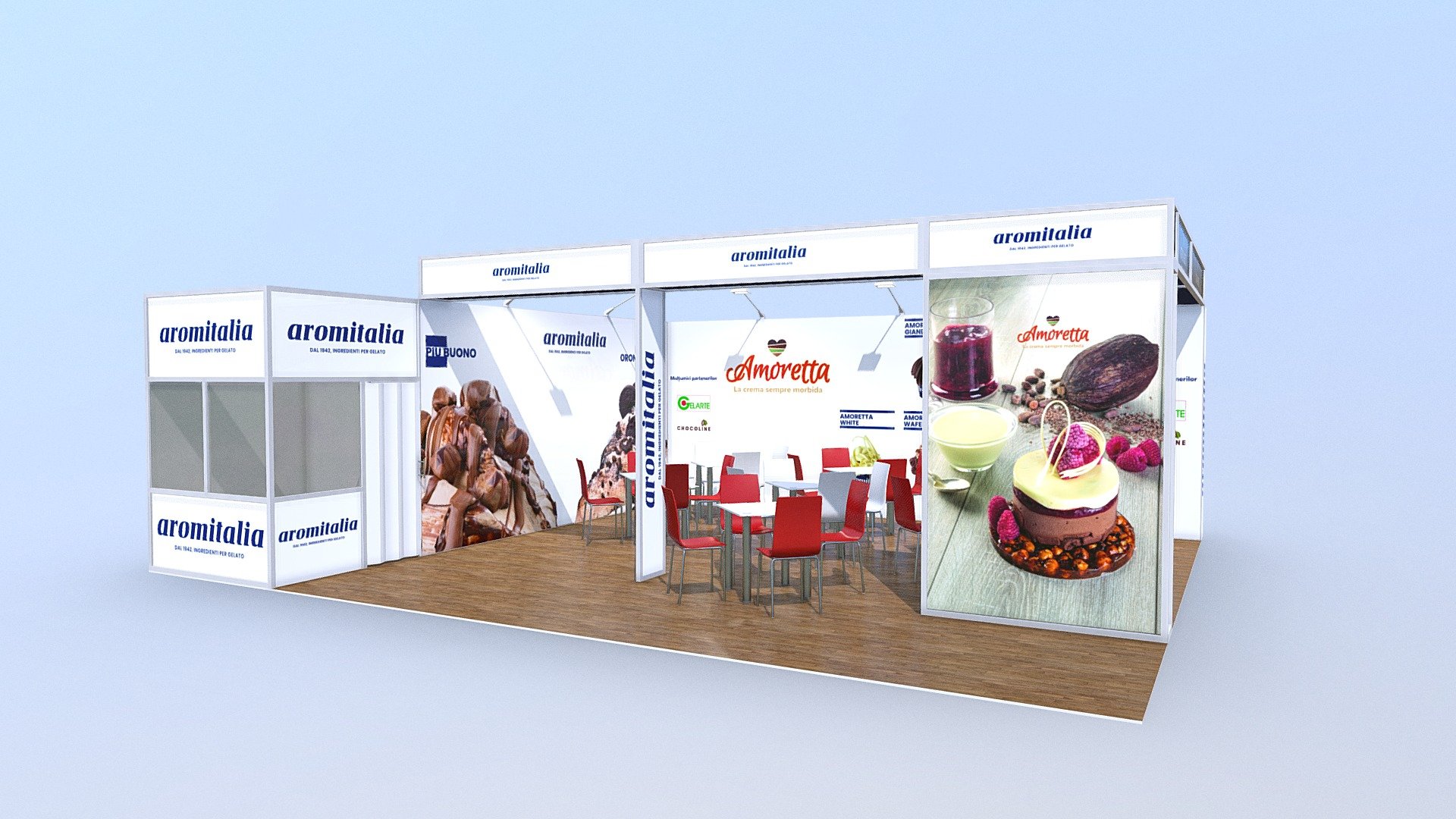 Sanexpo - Randare Stand Expozițional Aromitalia - 3D model by ...