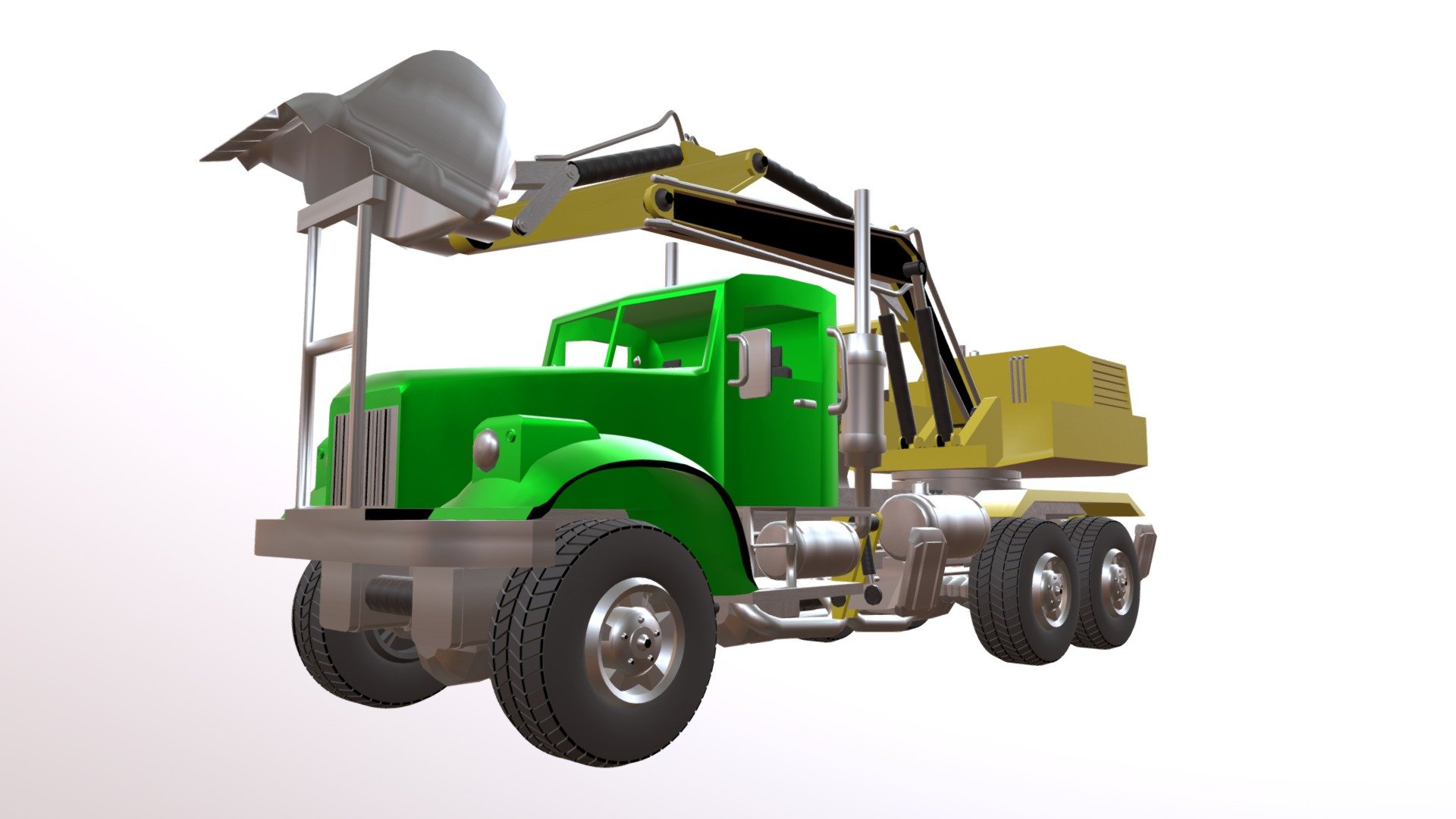 Construction Equipment Truck - 3D model by 10820009 [e77eb49] - Sketchfab