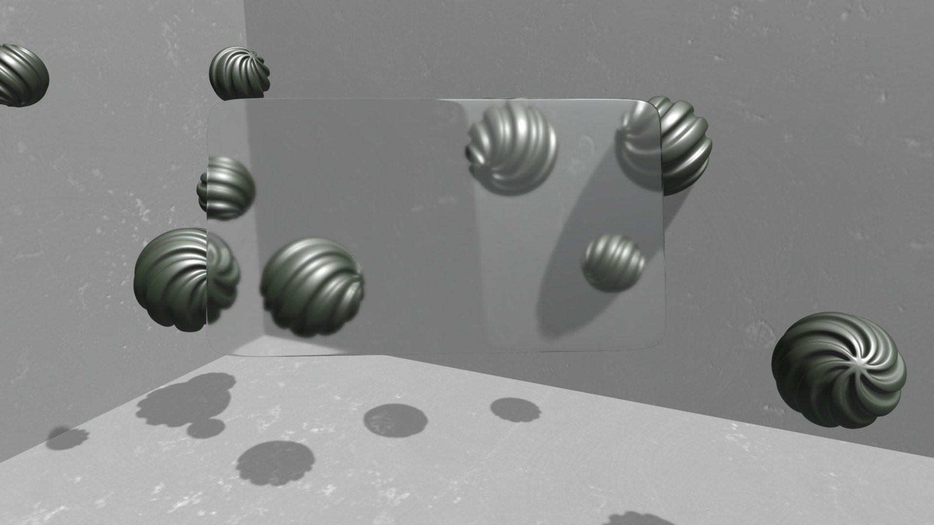 Abstract Spheres Website Template Green & White - Download Free 3D ...