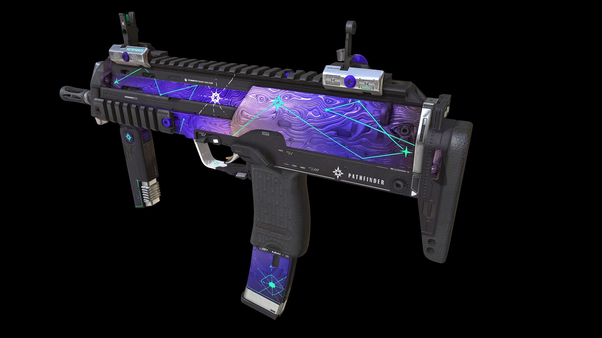 MP7 - Pathfinder (CS2) - 3D model by tanapta [e77fe89] - Sketchfab