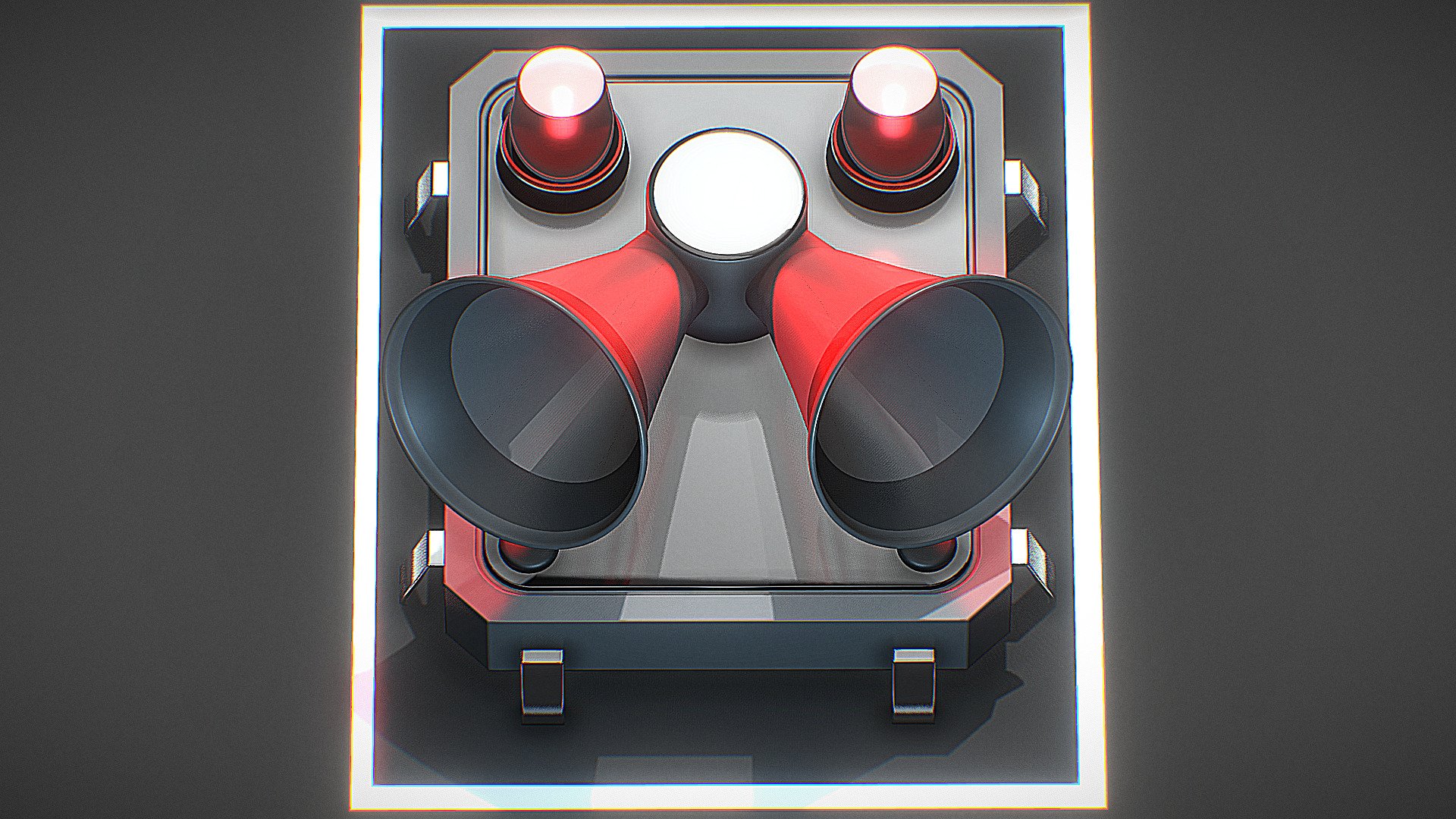 Siren-Alarm-2-Output-Module - Buy Royalty Free 3D model by VIS-All-3D ...