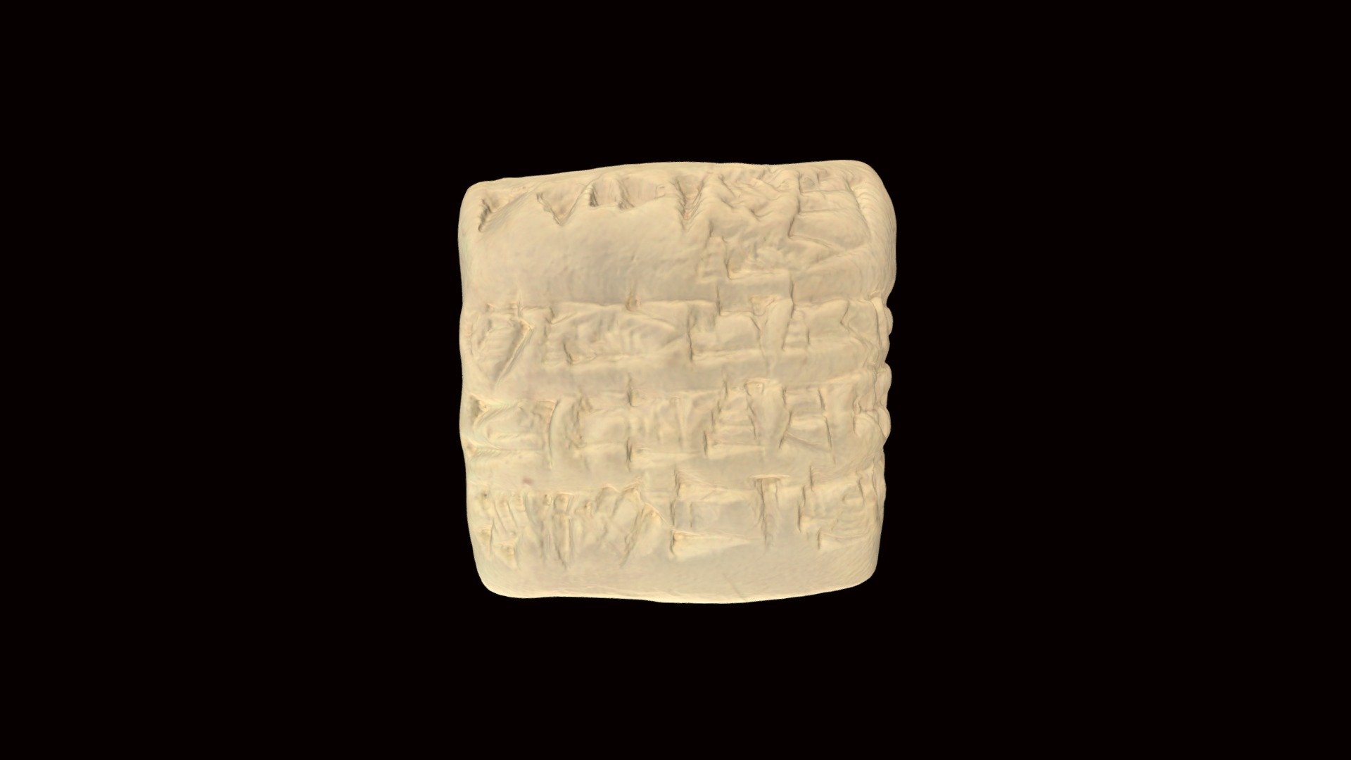 Cuneiform Tablet HMANE1899.2.443 - 3D model by Harvard Museum of the ...