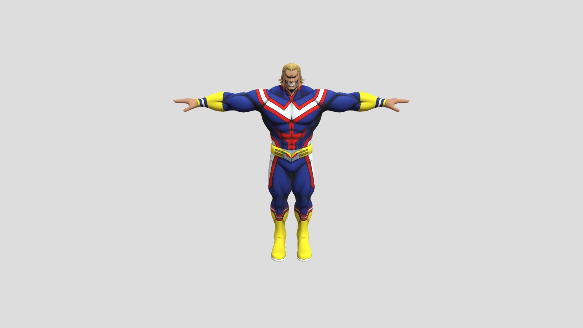 All Might - Download Free 3D model by IZZ08 (@faizmikey333) [e7857f8 ...