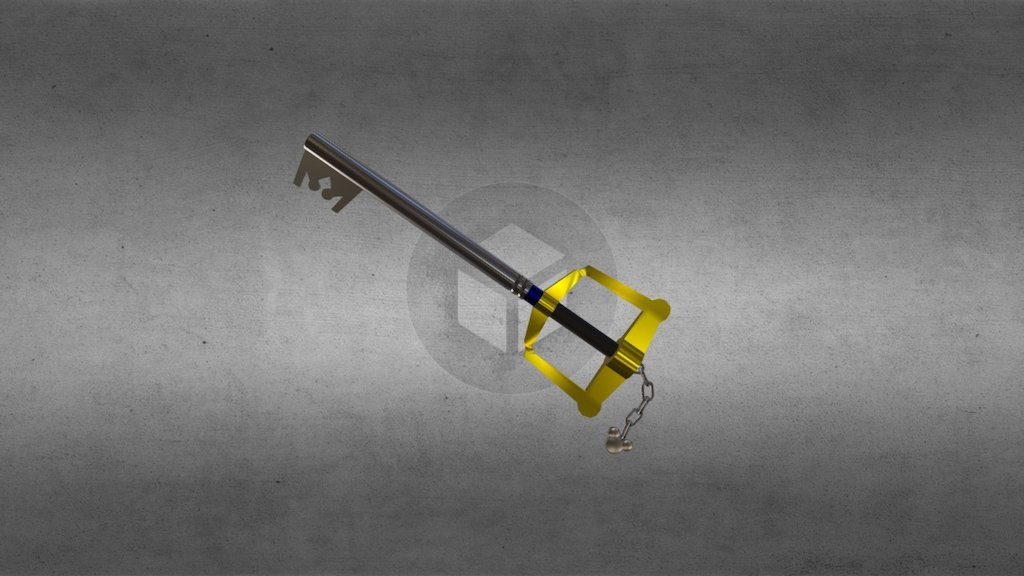 Kingdom Key / Keyblade - 3D model by guillermocg10 [e786589] - Sketchfab
