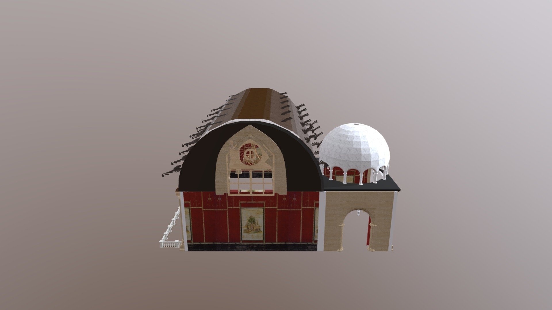 Roman Villa Optimized - 3D model by ddellabosca [e7865da] - Sketchfab