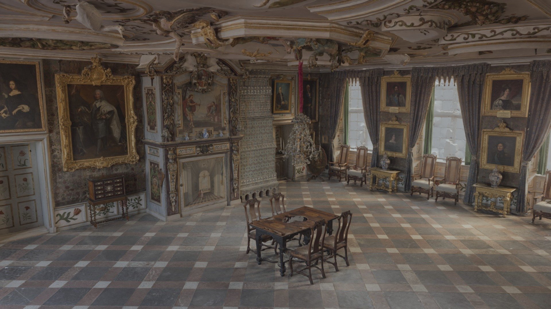 The King’s Hall - 3D model by Paulina.Robinson [e7867f6] - Sketchfab