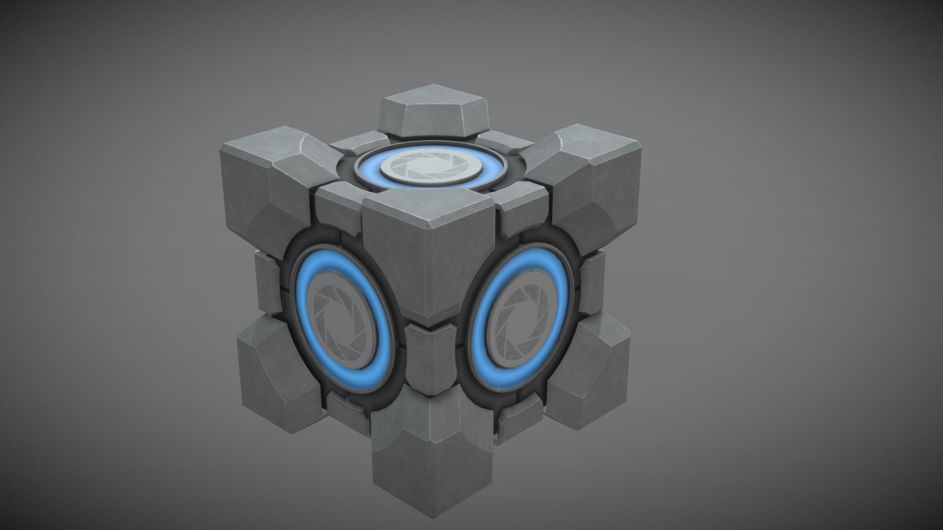 Portal block! - Download Free 3D model by CodingCat (@zerotwov ...