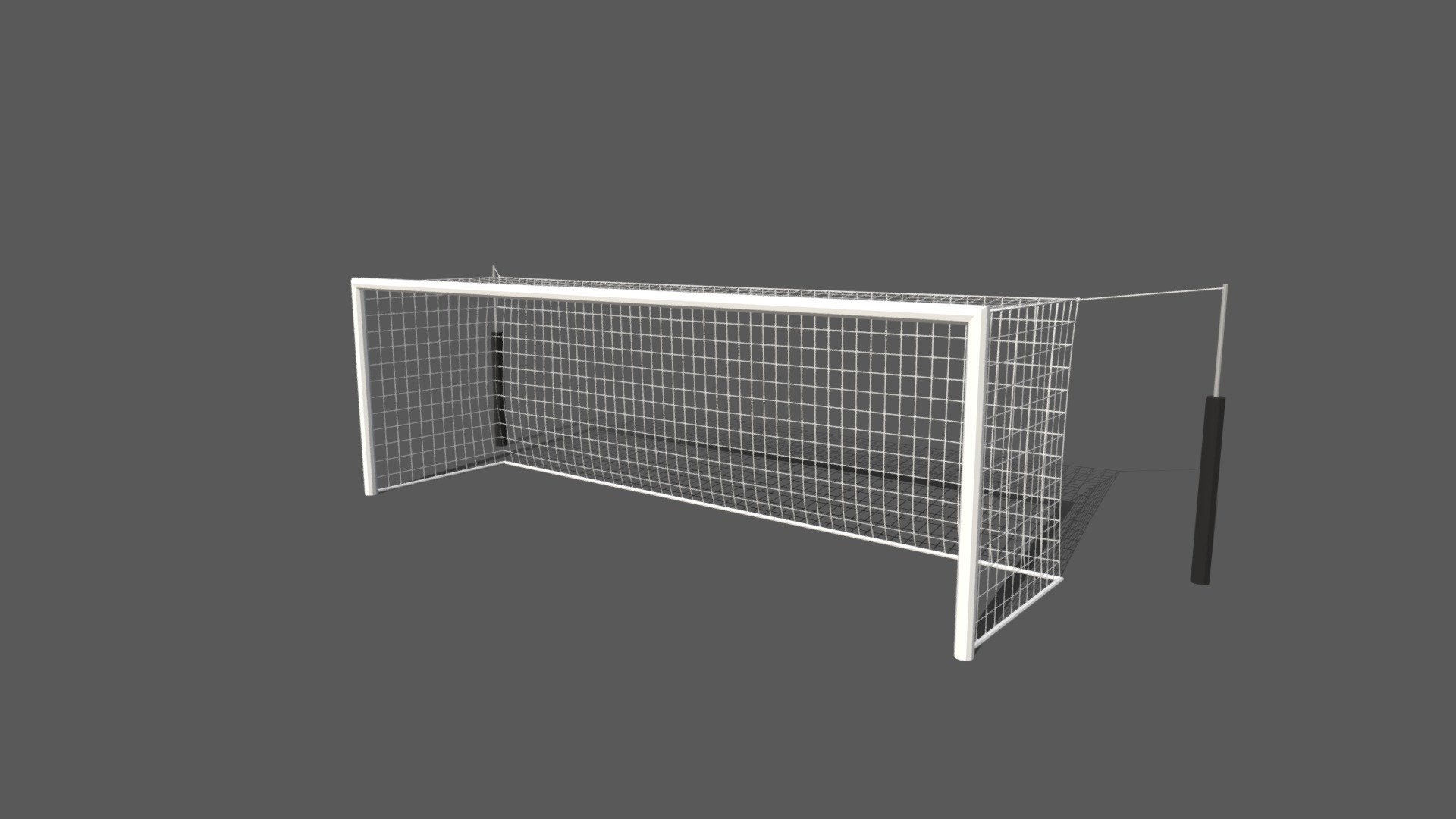 Cartoon Football Goalpost - Buy Royalty Free 3D model by chroma3d ...