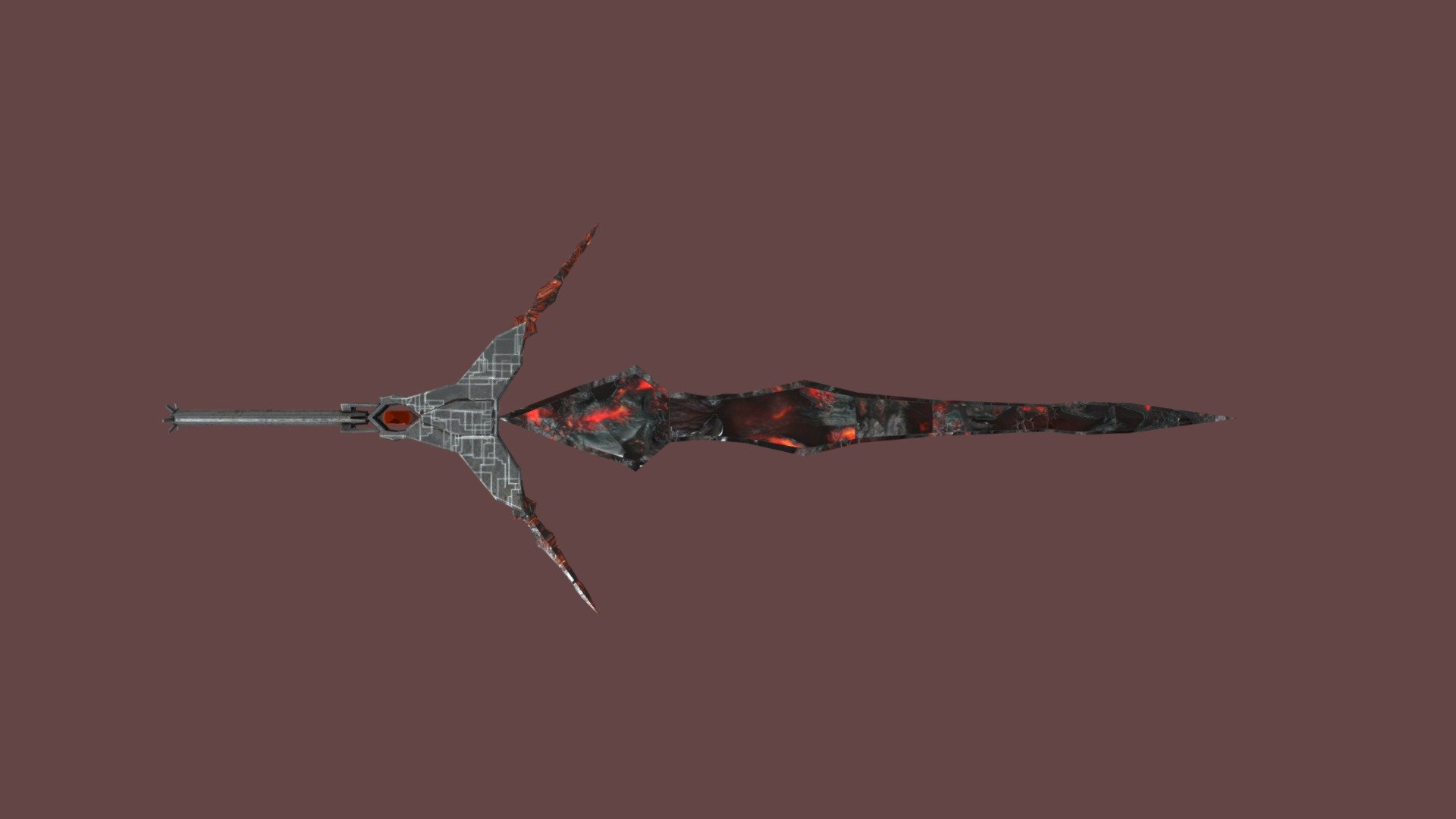 Deaths Flames (Demon Sword) - 3D model by b3nj0nes [e78a8e7] - Sketchfab