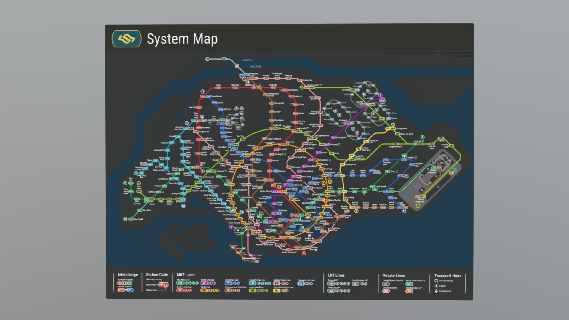 POSTOBOY Dark 2040 Beyond SINGAPORE SYSTEM MAP - Download Free 3D model ...