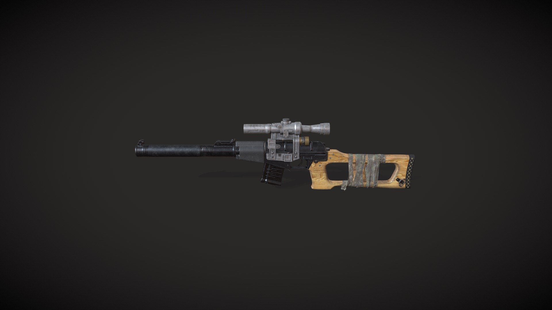 VSS Vintorez - 3D model by Plasticv [e78aed1] - Sketchfab