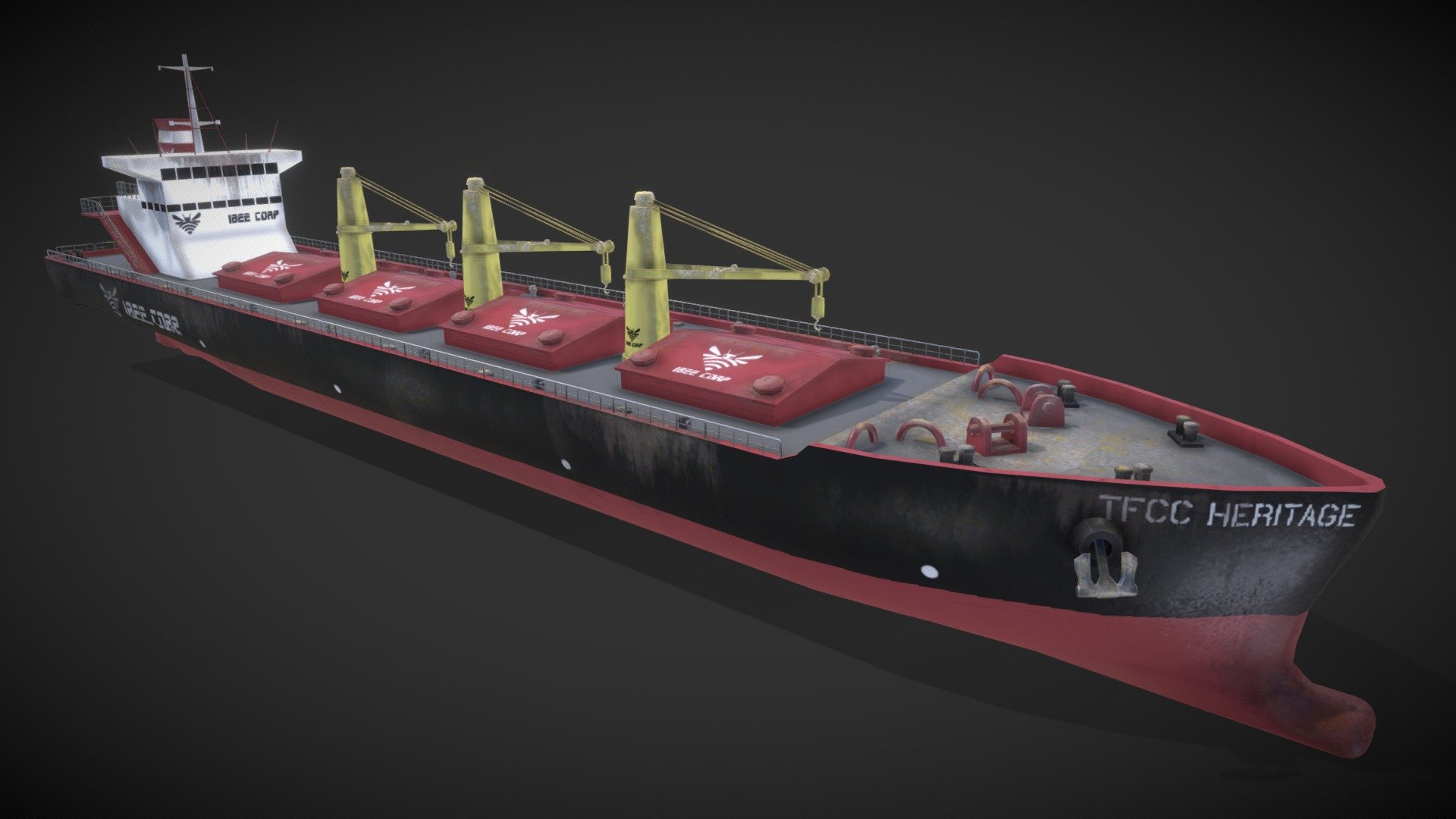 Bulk Carrier - TFCC HERITAGE - IBEE Corp - Download Free 3D model by ...