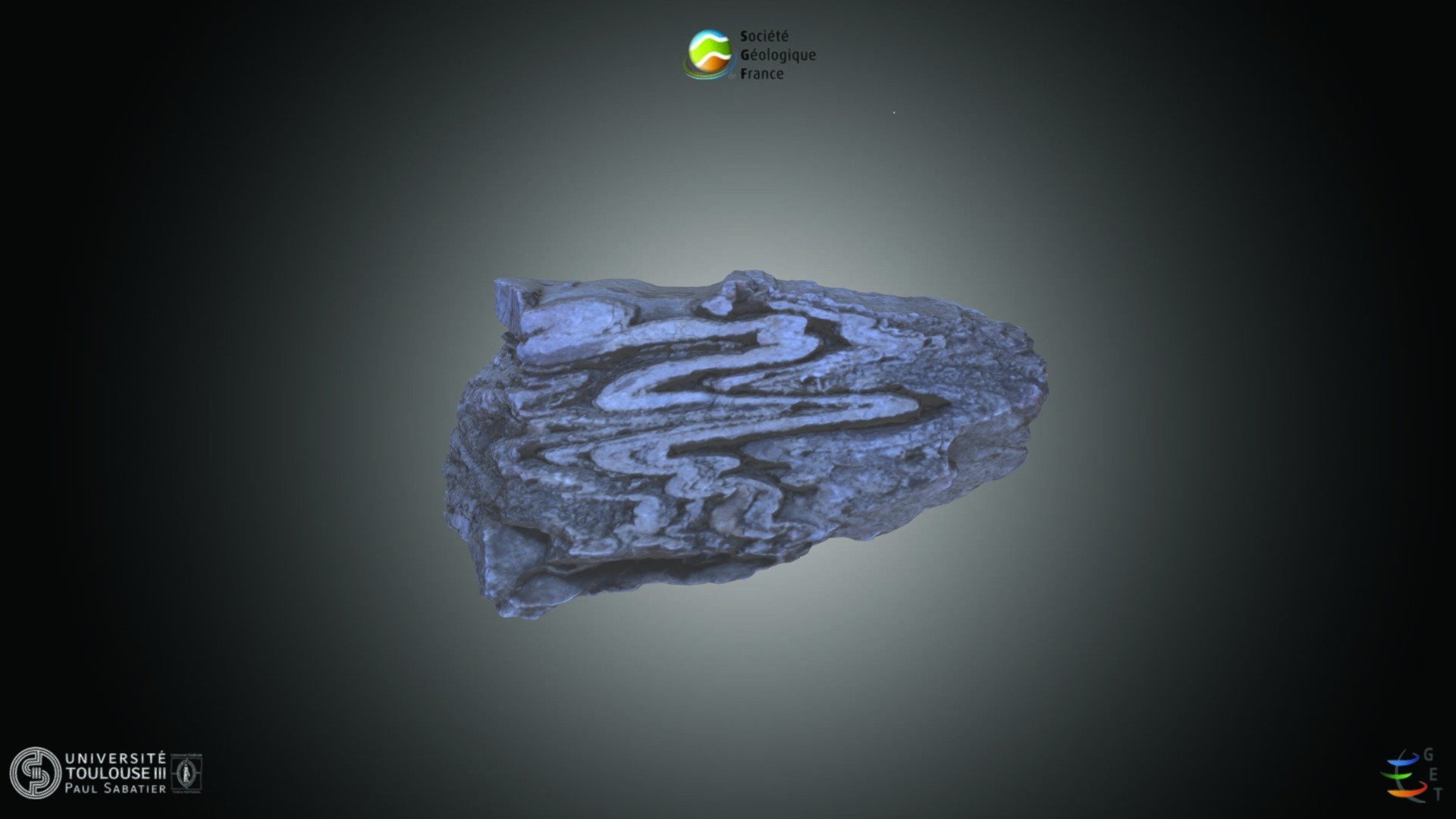 Roche - Pli quartzite - Download Free 3D model by Société Géologique de ...