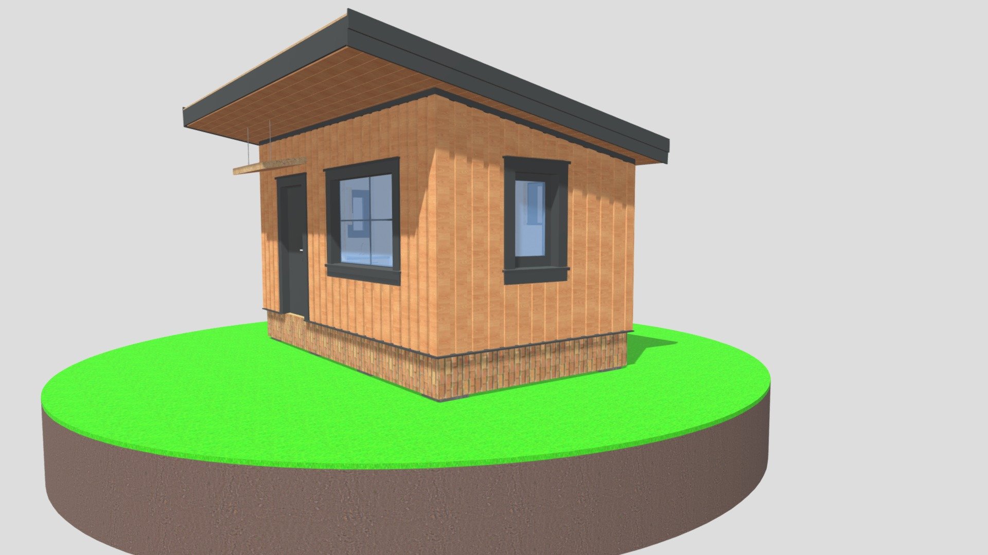 Tiny house 3x5,5 covering - Download Free 3D model by Vlad (@vlad1988 ...