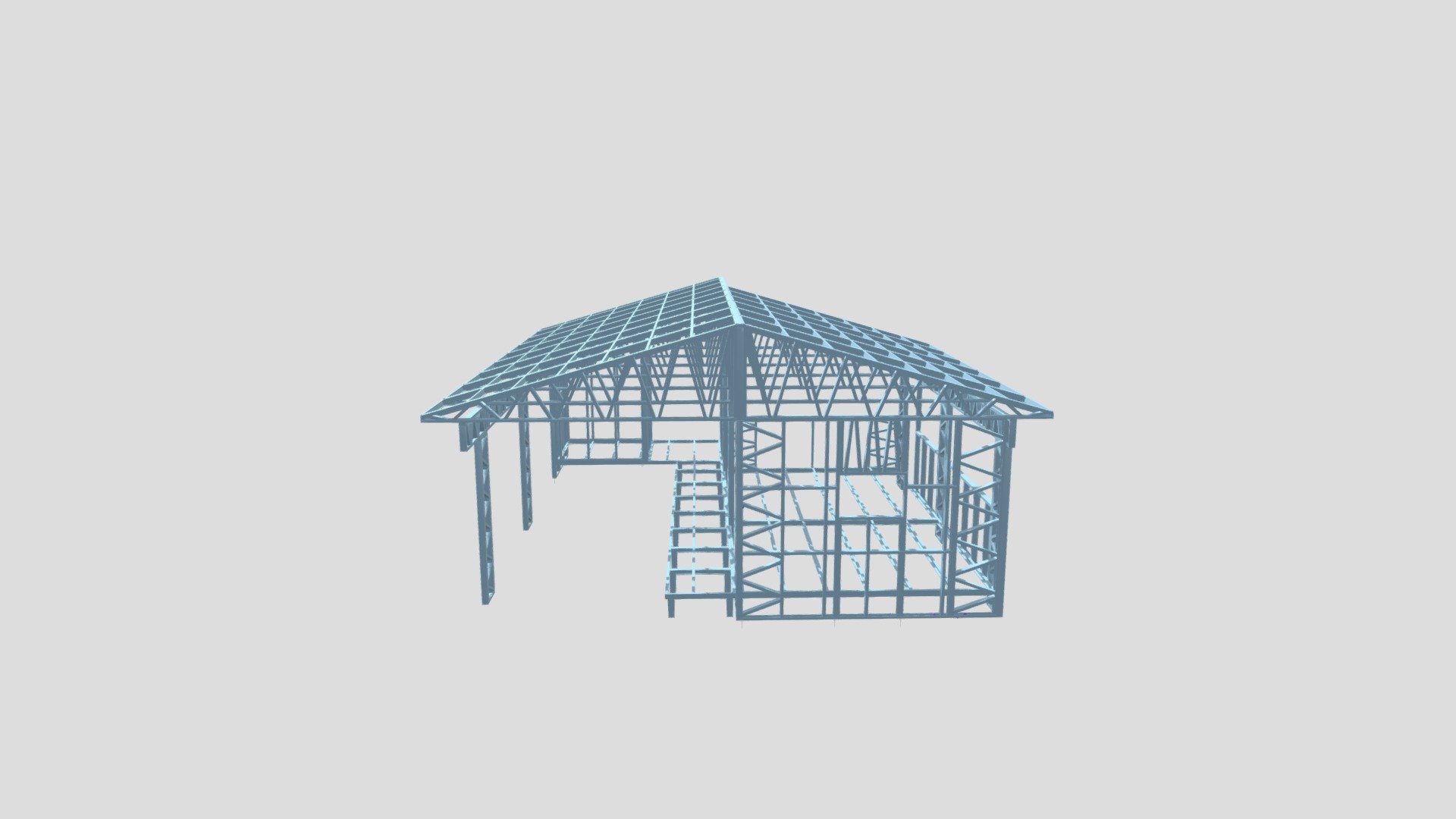 Caravan deck with bathroom and kitchen v1.0 - 3D model by Framework ...