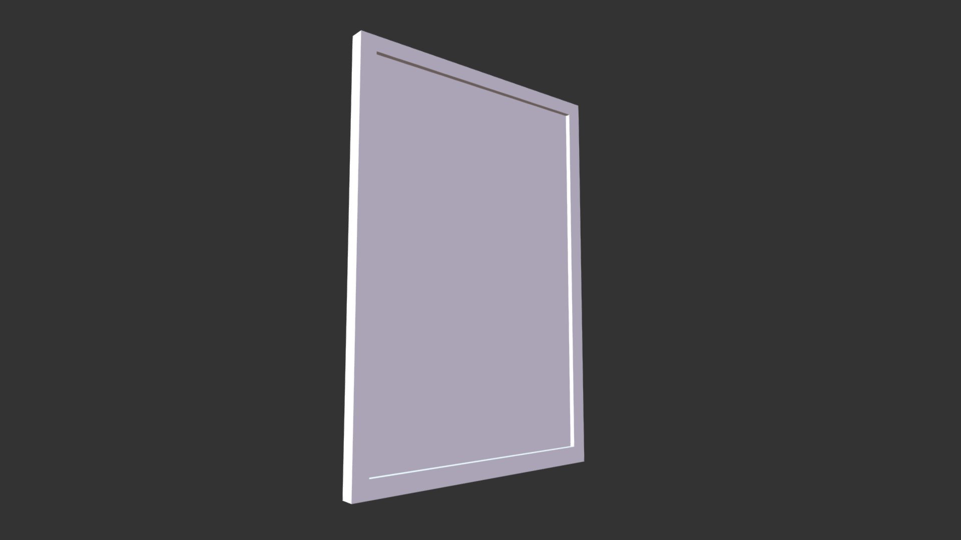 PICTURE FRAME - Static mesh w/ UV's - 3D model by entity_z1 (@reborn ...