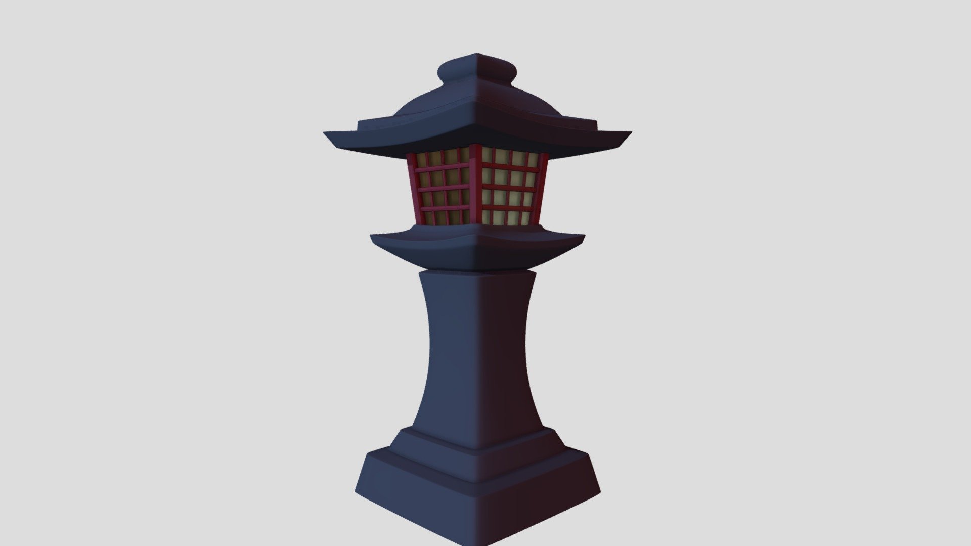 japanese latern - Download Free 3D model by Latte113 [e7925af] - Sketchfab