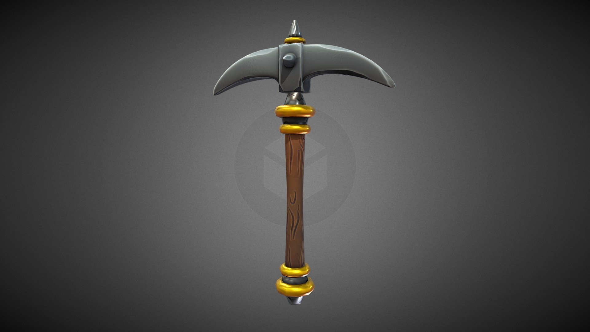 Stylized Pickaxe - Game Ready - Buy Royalty Free 3D model by ...