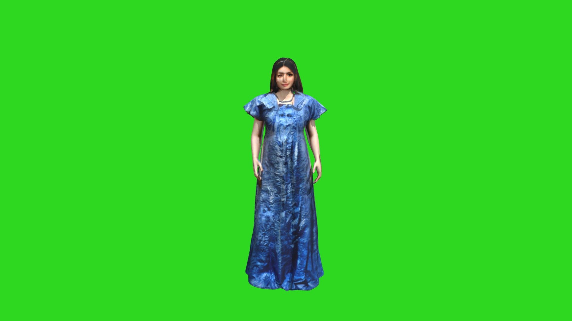 Indian maxi women 3d model ftu - Download Free 3D model by Sunny khude ...