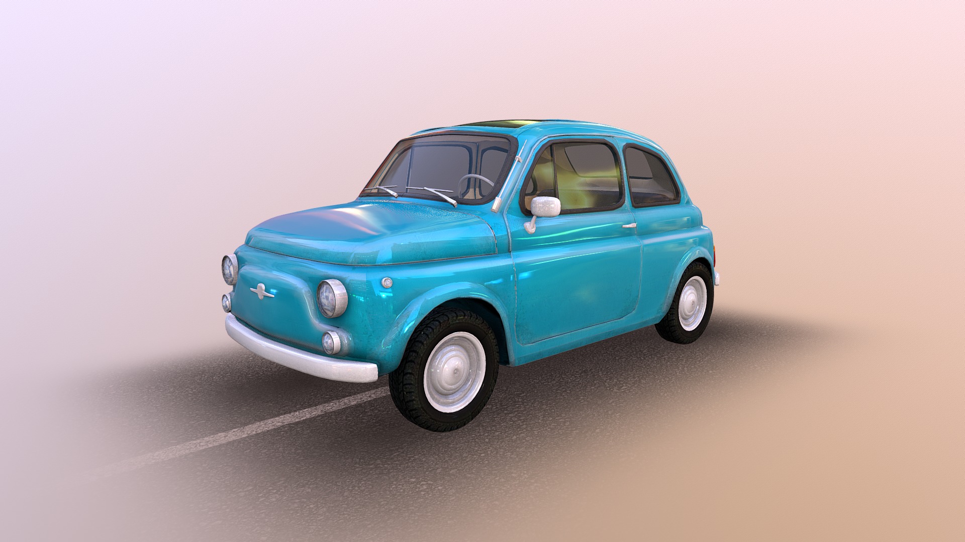 Fiat_500 - 3D model by Polywick Studio, PH, Corp. (@polywickstudio) [e79fc30] - Sketchfab