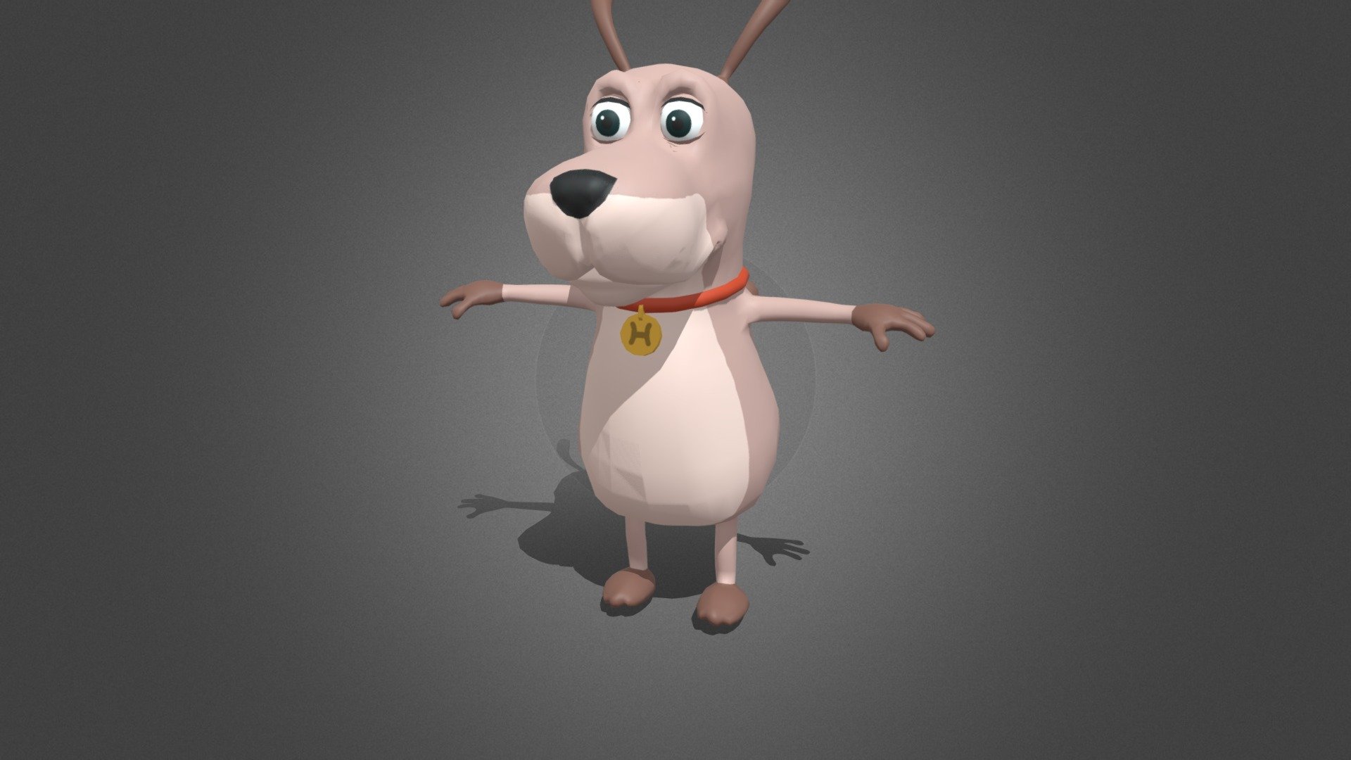 Cartoon Dog with Rigs and Poses - Buy Royalty Free 3D model by Dzung ...
