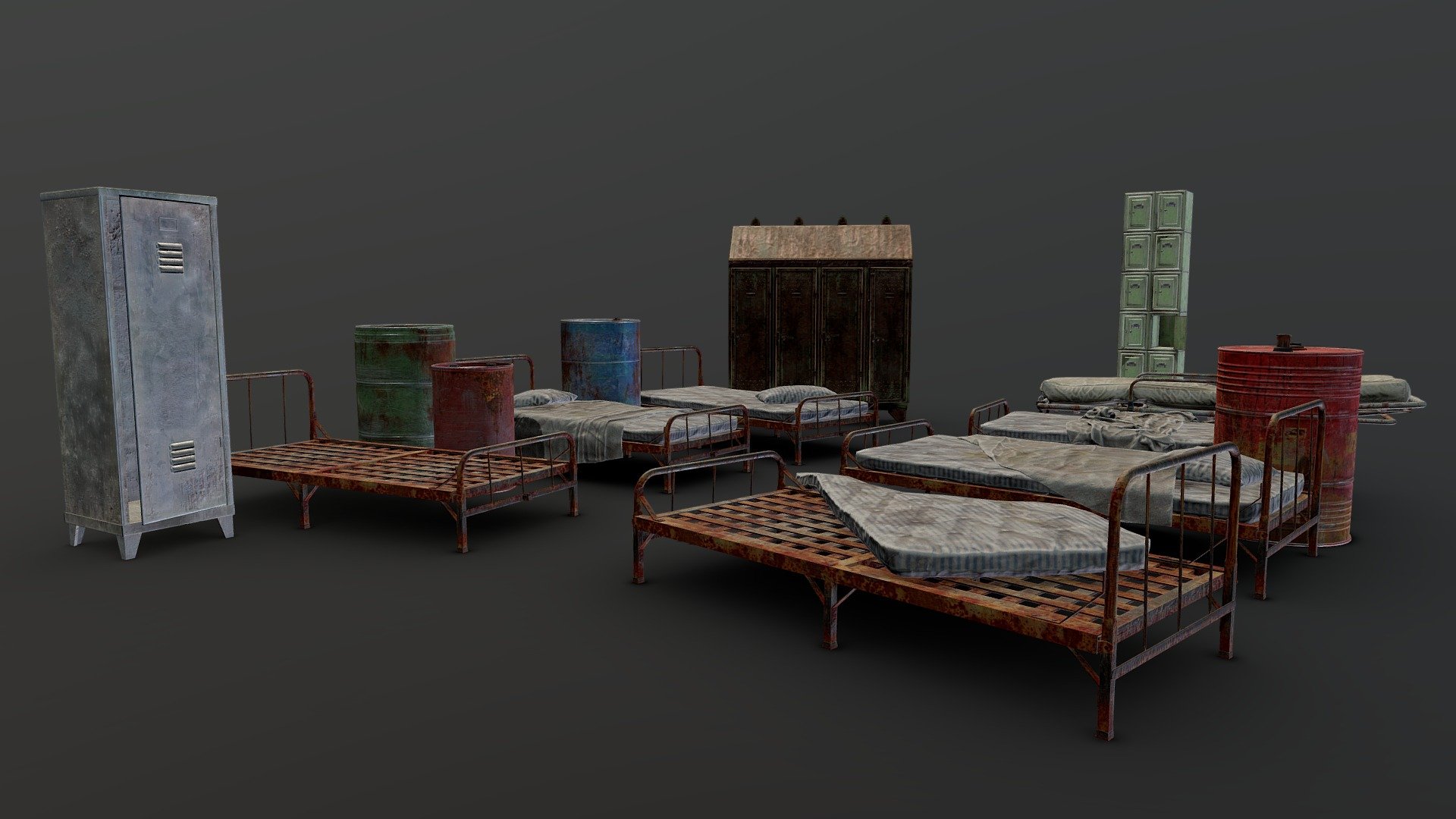 Dormitory - Download Free 3D model by aruspice (@vtomioka) [e79fd95 ...
